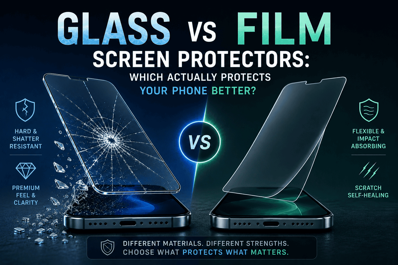 Glass vs Film Screen Protectors: Which Actually Protects Your Phone Be