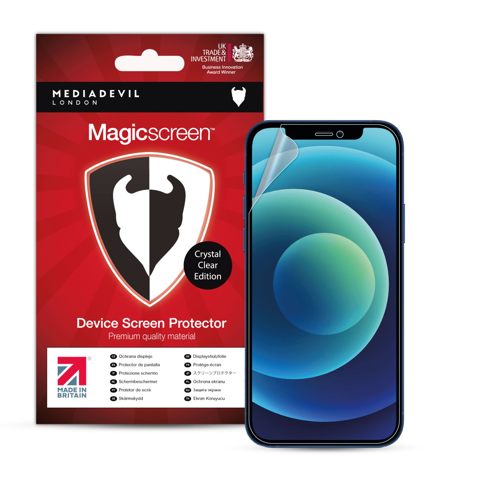 Apple iPhone 12 / 12 Pro Screen Protector (Ultra-Tough, Glass Free)