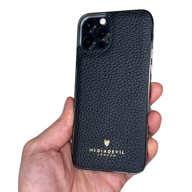 Apple iPhone 16 Pro Max Genuine Leather Back Protector Skin