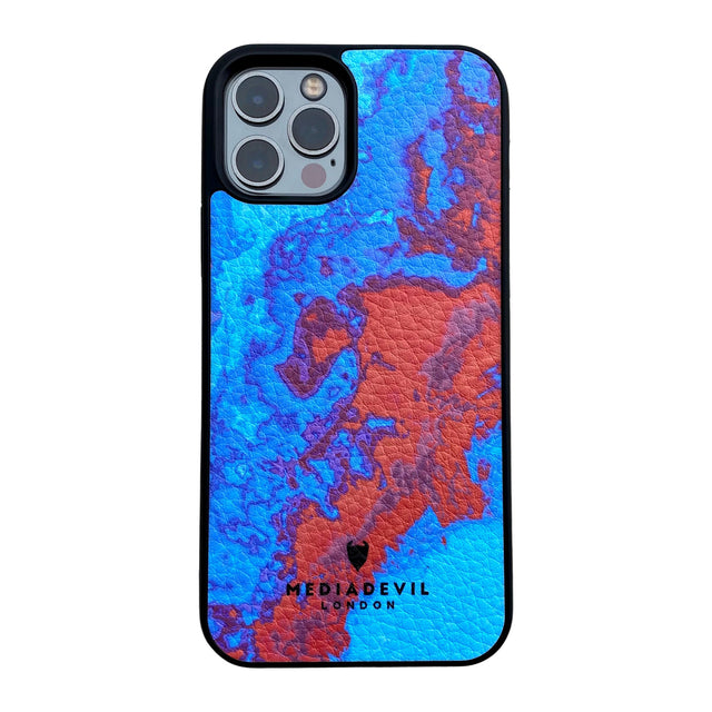 iPhone 13 Vegan Plant Leather Bumper Case - Acid Wash Collection