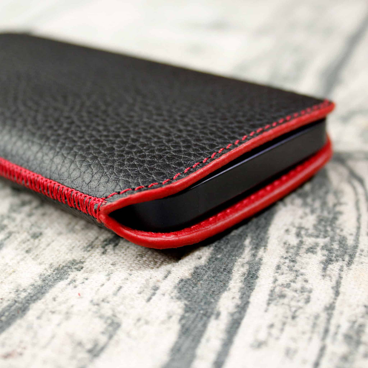 iPhone 13 Mini Genuine Leather Pouch Case